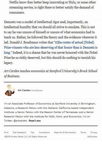 Prominent economist, Harold Demsetz (Econ 1953) remembered | Department ...